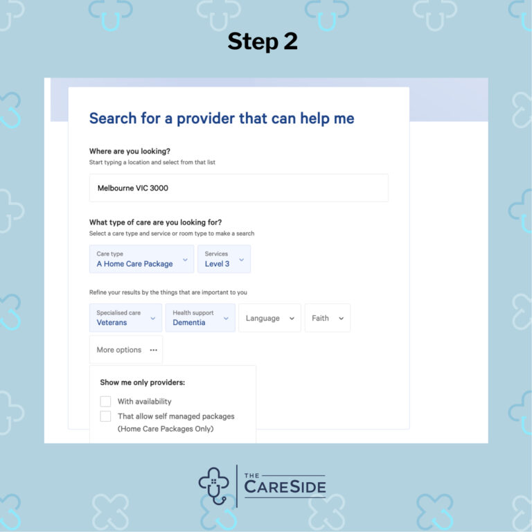 How to Find a Home Care Provider on My Aged Care - The CareSide